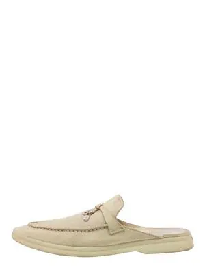 Loro Piana Babouche Charms Walk Flat Mules - Neutrals