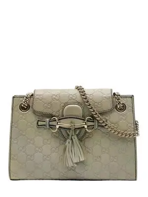 Gucci Small Ssima Emily Shoulder Bag - Grey