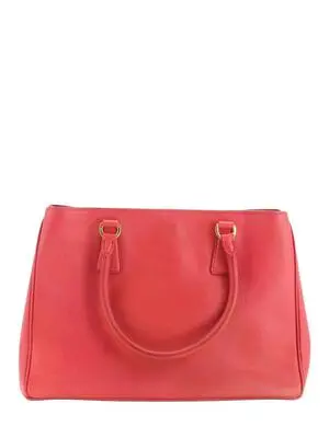 Prada Prada Saffiano Leather Medium Tote Bag Red