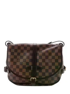 LOUIS VUITTON Damier Saumur 30 Cross Body Bag - Brown