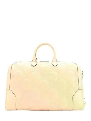 GUCCI Gucci Convertible Boston Top Handle Bag GG Matelasse Leather Medium Travel Bag