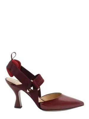 Fendi Fendi Colibrì Patent Leather Pumps Red