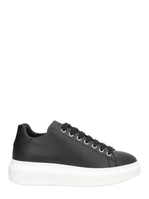 TESTONI Woman Sneakers Black Size 6 Calfskin