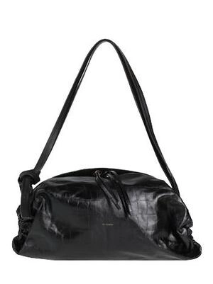 JIL SANDER JIL SANDER Cow Leather Shoulder Bag Black
