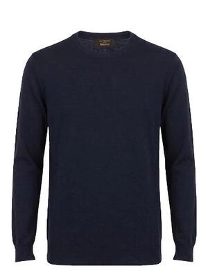 SLOWEAR Virgin Wool And Polyamide Crewneck Sweater - Blue