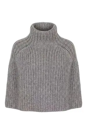 SA SU PHI Ribbed-knit Cashmere Sweater - Grey