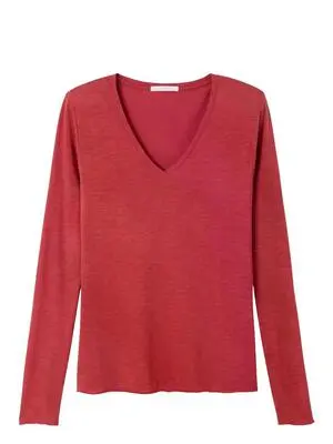 American Vintage Jacksonville Long-sleeve T-shirt - Red