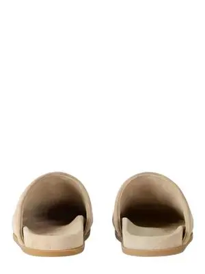 Givenchy Puffy Suede Mules - Neutrals