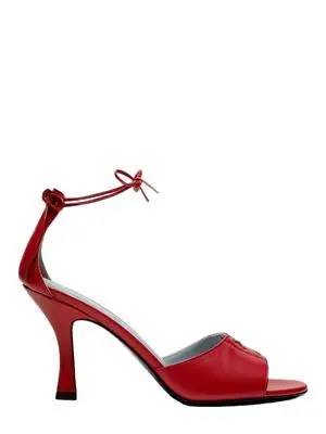 LILI CURIA Dita Lace-up Sandals - Red