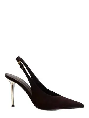 SERGIO LEVANTESI Sergio Levantesi Petra Suede Slingback Pumps