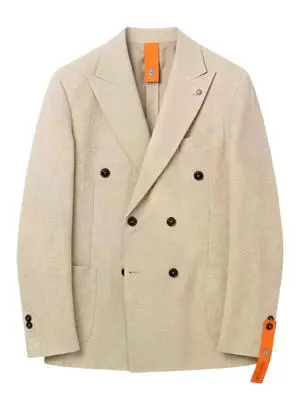 BHARNABA Double-breasted Blazer - Neutrals