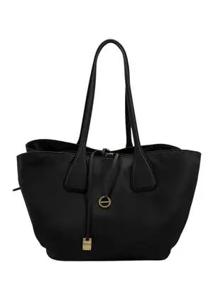 Borbonese O.p. Textured Tote Bag - Black