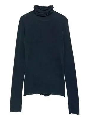 DANIELE FIESOLI Roll-neck Cashmere Knit - Blue