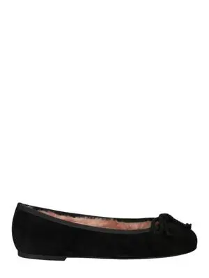 Pretty Ballerinas Rosario Bow-Detail Ballet Flats Black