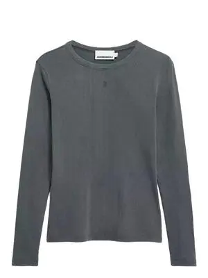 ARMEDANGELS Ribbed Long-sleeve T-shirt - Grey