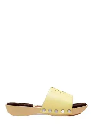 LILI CURIA UMA LACE-UP STUDDED SANDALS