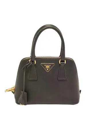 Prada Promenade Leather Tote Bag - Black