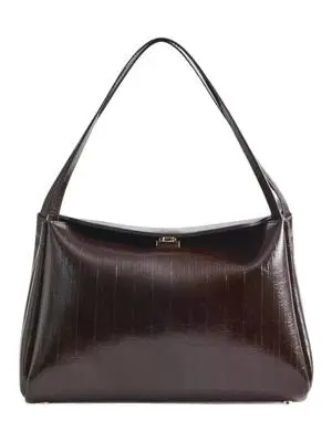 THEMOIRE Calipso Trunk Ribbed-Texture Tote Bag