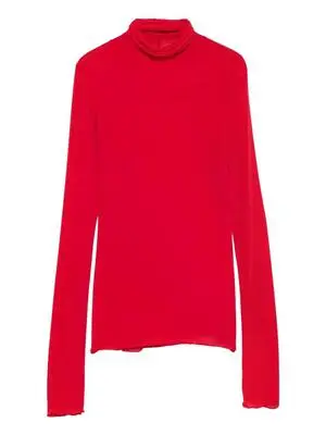 DANIELE FIESOLI Cashmere Turtleneck Knit - Red
