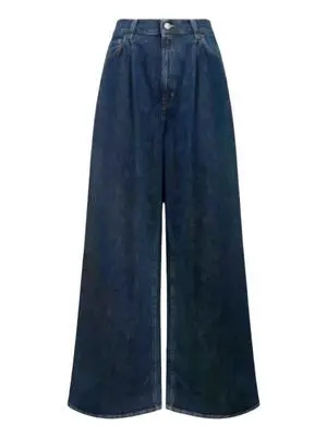 DONDUP Dondup Pleated Wide Leg Jeans