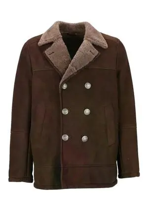 VOLFAGLI FIRENZE VOLFAGLI Double-Breasted Shearling Coat