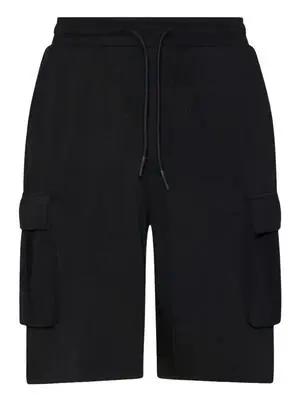 John Richmond Logo-print Cargo Shorts - Black