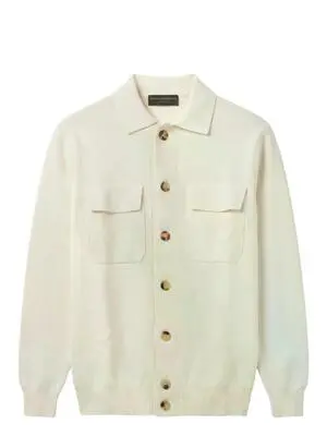 FILIPPO DE LAURENTIIS Filippo De Laurentiis Button-Fastening Cardigan Neutrals