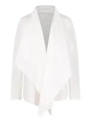 YOHJI YAMAMOTO Shawl-Lapel Poplin Jacket