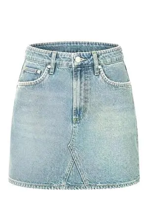 RAILS Rails Laurel Whipstitch-Trim A-Line Skirt