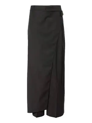 Source Unknown Sissi Wrap-belt Trousers - Black