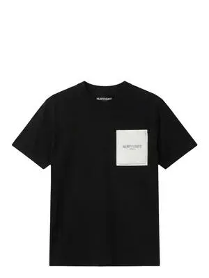 MURPHY&NYE Logo-print Patch-pocket T-shirt - Black