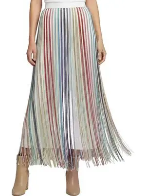 MISSONI Missoni Fringe-Detail Midi Skirt