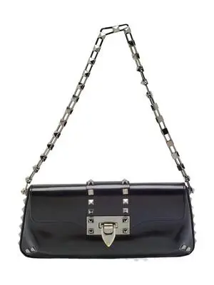 Valentino Garavani Rockstud Chain Shoulder Bag - Black