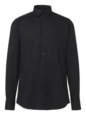 Dolce & Gabbana Cotton-blend Poplin Shirt - Black