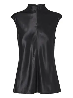 FFORME Rhea Satin Top - Black