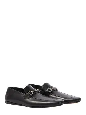 Gucci Ragazzo Horsebit Leather Loafers - Black