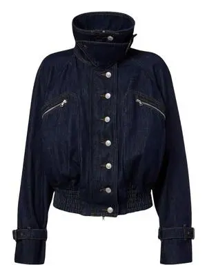 Dries Van Noten Denim Blouson Jacket - Blue