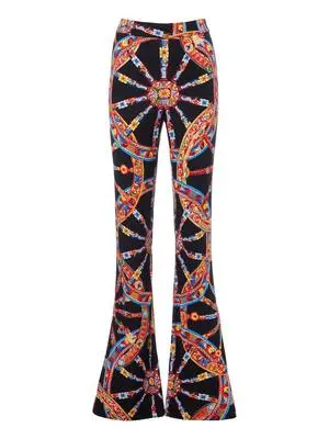 Dolce & Gabbana Carretto Flared Pants - Multicoloured