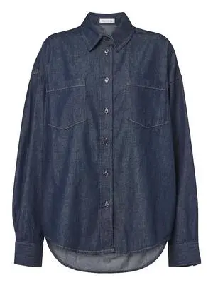 THE FRANKIE SHOP Deira Denim Shirt - Blue