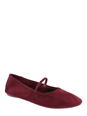 Splendid Splendid Bella Suede Ballet Flat Wine
