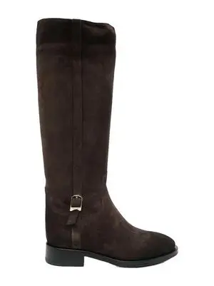 Santoni Knee High Boots - Brown