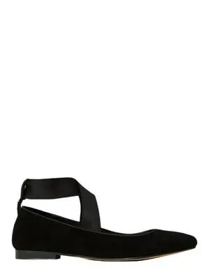 TWINSET Bow Detail Ballet Flats - Black