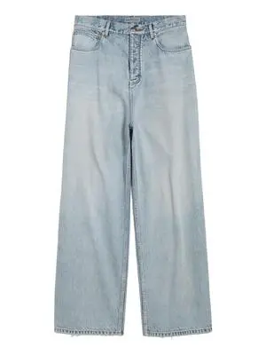 Balenciaga Baggy Fit Jeans - Blue