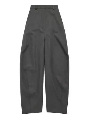 Balenciaga High Waist Barrel Pants - Grey