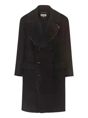 MAISON MARGIELA MM6 Maison Margiela Raw-Edge Wool Coat