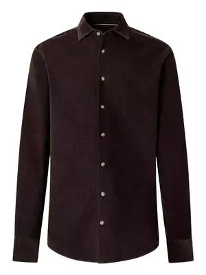 HACKETT LONDON Tailored-fit Long-sleeve Shirt