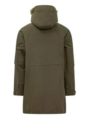 VALENTINI Faux-fur Trim Parka - Green