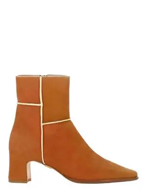 RODO Rodo Piped Square-Toe Ankle Boots