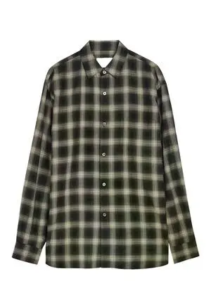 SSSTEIN Check-pattern Shirt