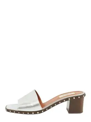 Valentino Garavani Valentino Garavani Soul Rockstud Sandals Silver
